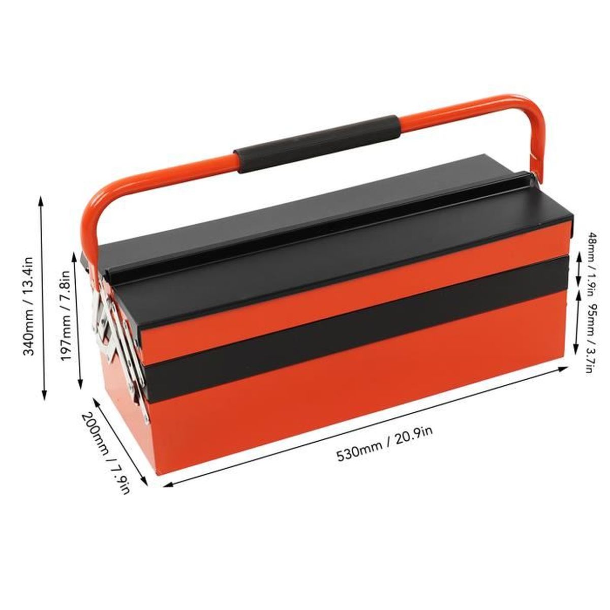 ZIU Boîte à outils de stockage portable Boîte de rangement d'outils ...