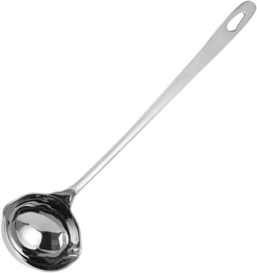 Cuillère Avec Bec Louche À Soupe En Acier Inoxydable Louche À Portions ...