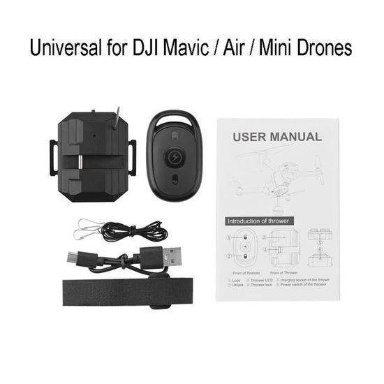 Ensemble de lanceur - Système de lanceur de drones pour DJI Mavic 3-2 Pro Zoom, Air 2, 2S, Mini ...