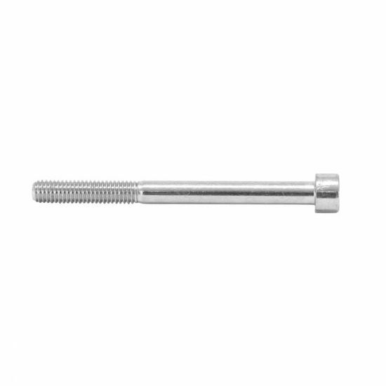 Vis - Chc 6 pans creux M6 x 75 mm - Acier - Chromé - Sachet de 12 ...