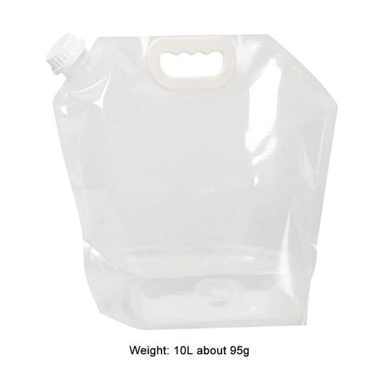 Sac de sport - Type White - Sacs à eau pliables 5L/10L - Porte-boisson portable - Camping ...