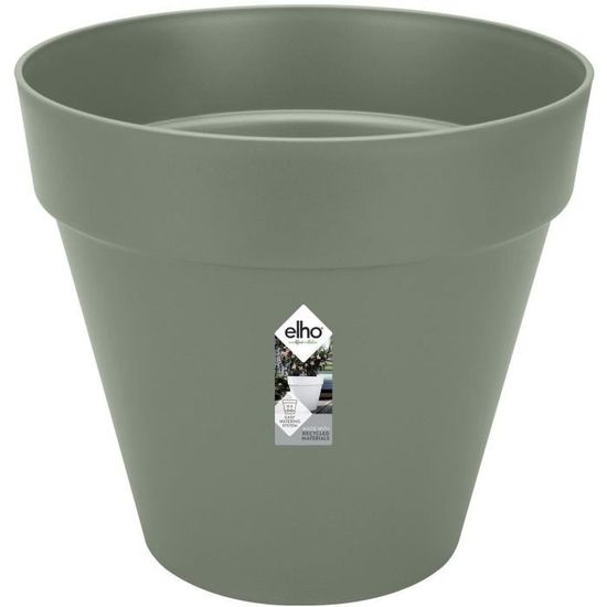 ELHO Pot de fleurs Rond LOFT URBAN - Plastique - Percé - Réservoir ...