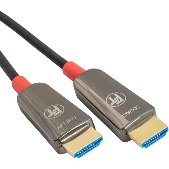 Câble HDMI - FEINTECH - VMI90120 - 8K 60Hz - 4K 120Hz - 12m Fibre ...