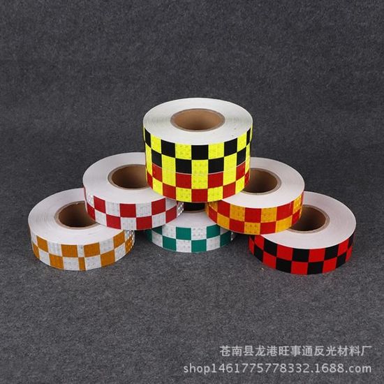 Autocollant réfléchissant anti-collision d'avertissement ruban ...