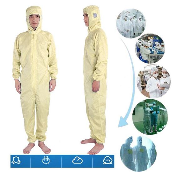 Combinaison d'isolement chimique Hazmat Suit Vêtements de protection ...