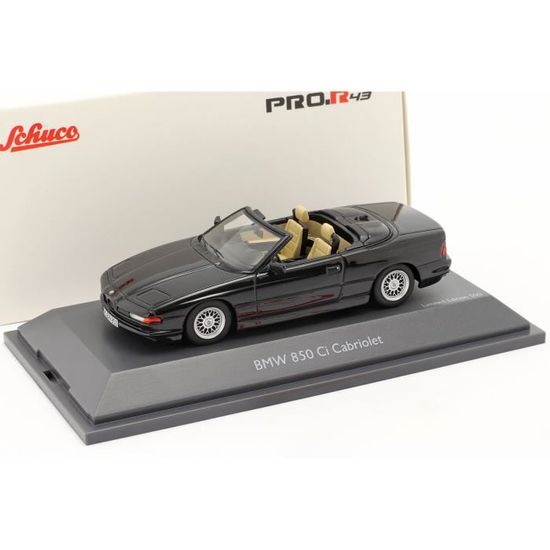 Voiture miniature - BMW - 850 CI E31 convertible - Noir - Schuco - Résine - Cdiscount Jeux - Jouets