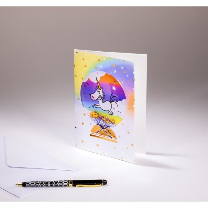 Carte double Bulle Bulle Bulle - Une licorne qui met de bonne humeur ... Carte double Bulle Bulle Bulle - Une licorne qui met de bonne humeur ...