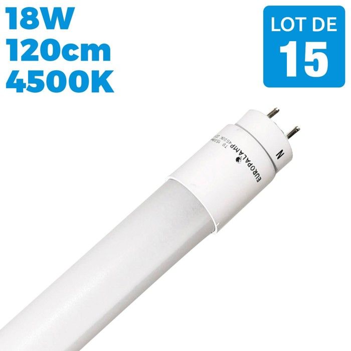 15 Tubes Neon LED 18W 120cm T8 Blanc Neutre 4500k Gamme Pro - Cdiscount ...
