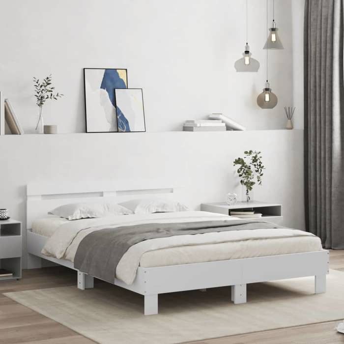 Lit Bois Blanc 140x190null
