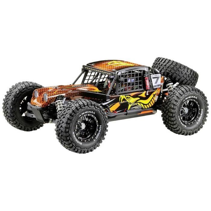Absima Rock Racer MAMBA 7 orange brushless 1:7 Auto RC électrique Buggy ...
