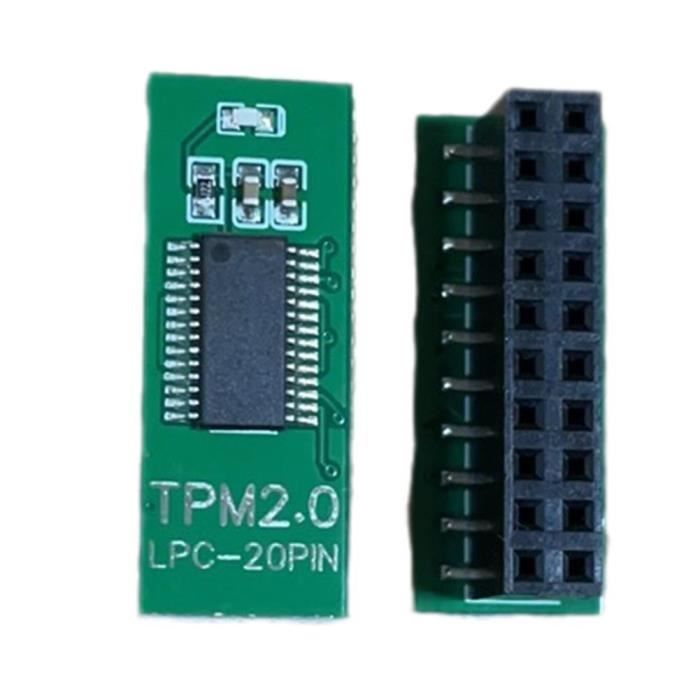 20pin LPC C - Carte mère 20 broches TPM 2.0 LPC, Module de sécurité ...