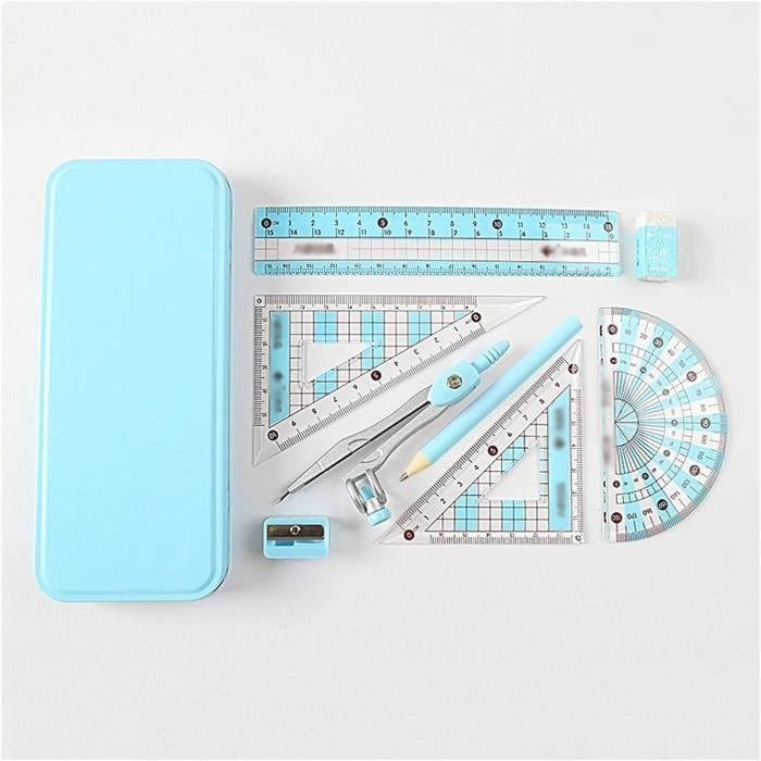 Dessin Compas Kit De Géométrie Kit À Outils Mathématiques 8 Pièces Avec ...