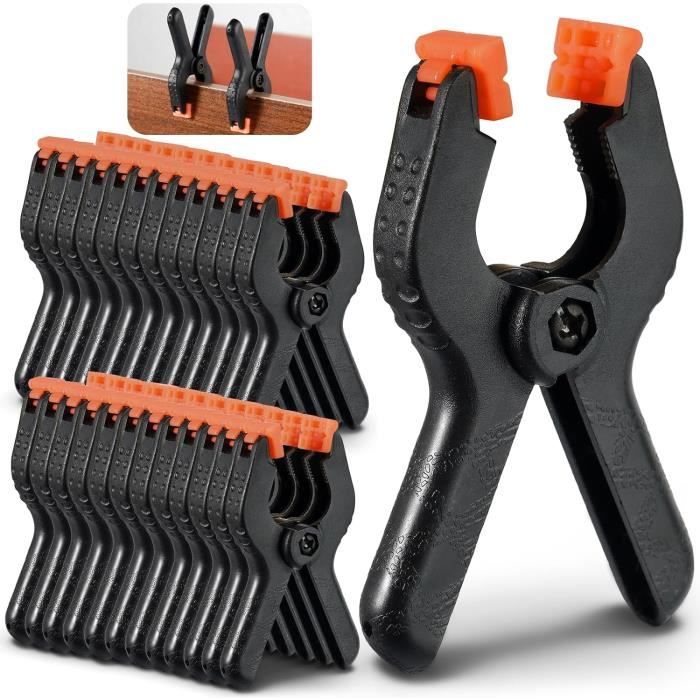 Pince à Ressort - 25 Pcs - 2 Pouces - Excellente adhérence - Souples et ...
