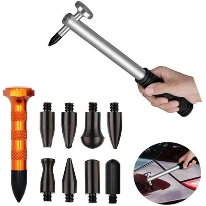 GS Lot de 10 outils de débosselage sans peinture pour carrosserie de ...
