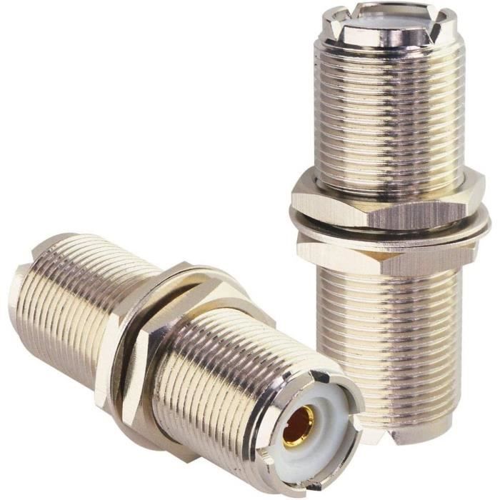 Connecteur UHF de Cloison Connecteur UHF Femelle vers UHF Femelle ...