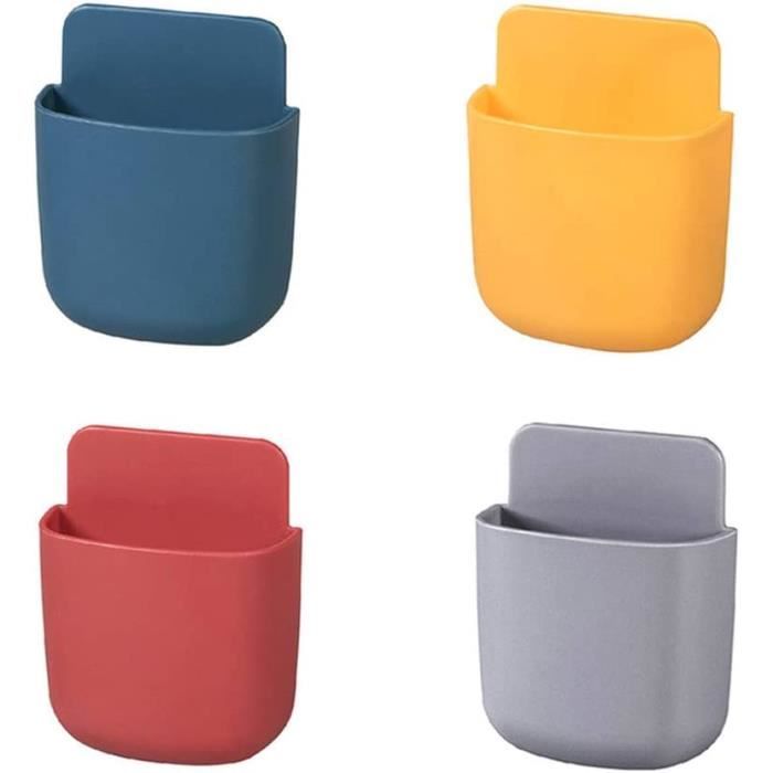 Range Telecommande Mural 4 Pièces Support Telecommande Mural Boîte ...