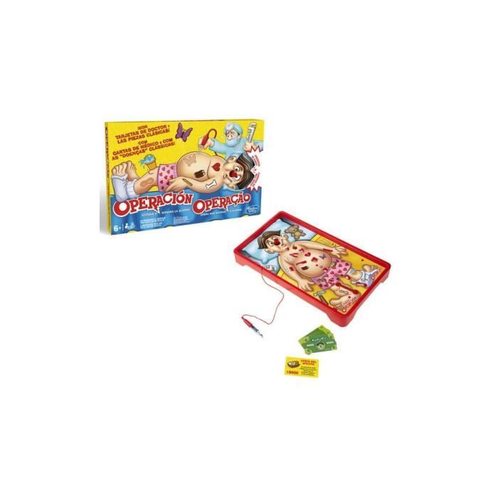 Jeu Opération Hasbro - Marque Hasbro - Pour Enfant - Inclut Pinces de ...