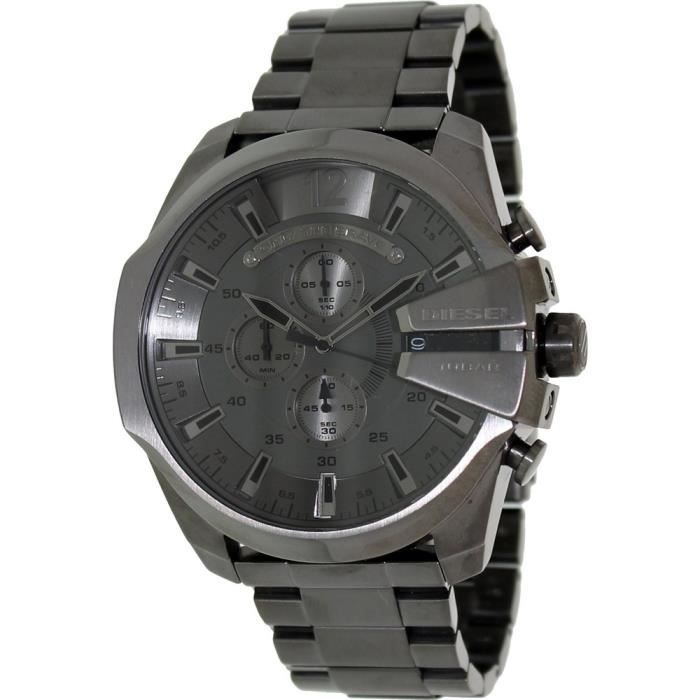 Montre - DIESEL - DZ4282 - Acier inoxydable - Cadran noir - Étanchéité ...
