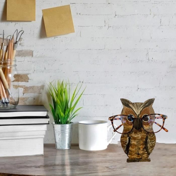 Dioche Support de lunettes Porte-lunettes en bois en forme d'animal ...