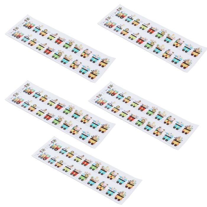 Fdit Stickers muraux 5 pièces autocollants muraux auto-adhésifs givrés ...