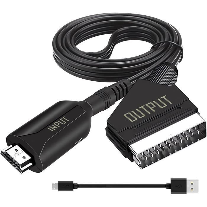 Convertisseur HDMI Vers Péritel, Convertisseur HDMI Vers SCART Avec ...