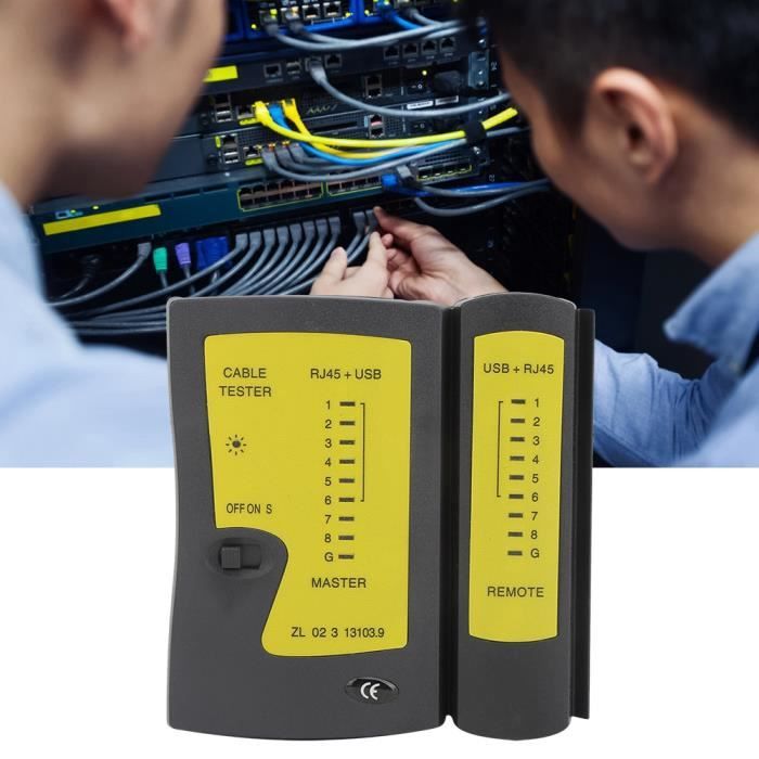 Testeur de câble réseau - GOTOTOP - YG468U - RJ45 et USB - Anti-choc ...