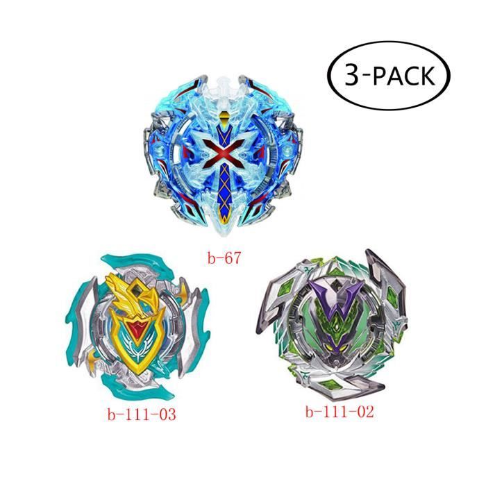Joy [3Pack] Toupies Beyblade Burst - Puzzle Jouets - 3 toupies + 3 ...