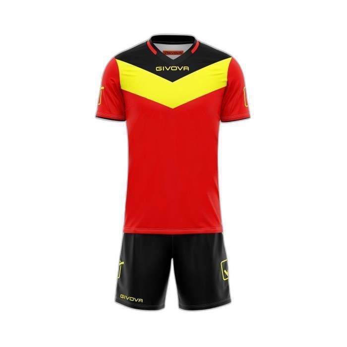 Ensemble maillot et short Givova Campo - red/amarillo - 2XL - Cdiscount ...