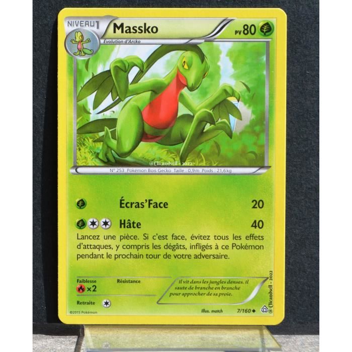 Carte Pokémon 7-160 Massko Série XY05 - Primo Choc NEUF FR - Cdiscount ...