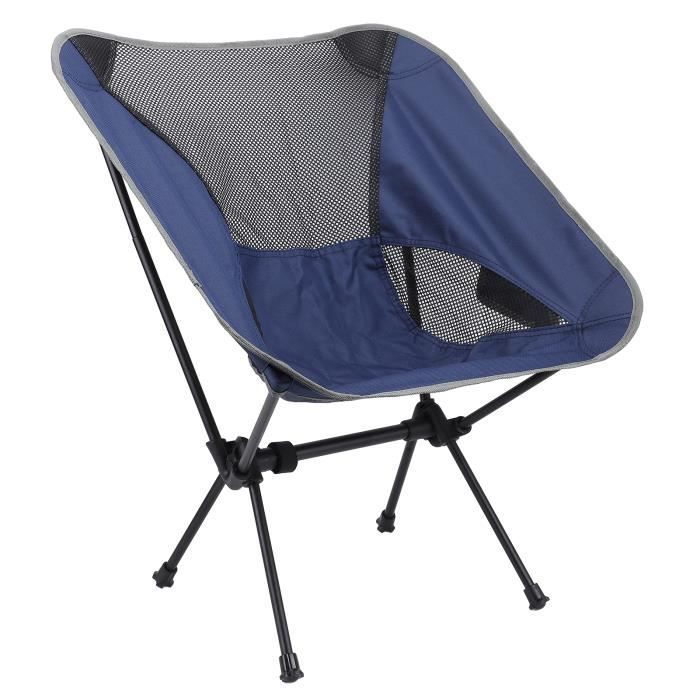 TMISHION Chaise allongée de lune Chaise pliante extérieure Portable ...