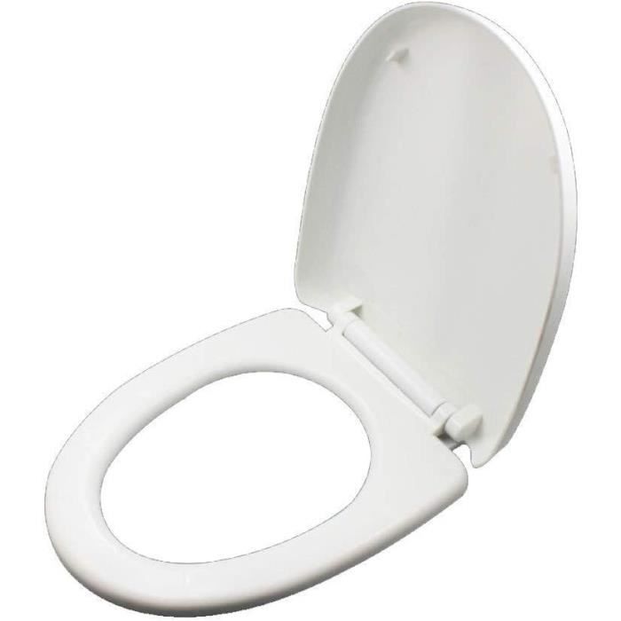 Abattant De Wc Universel U-V Avec Couvercle Silencieux, Antibactérien ...