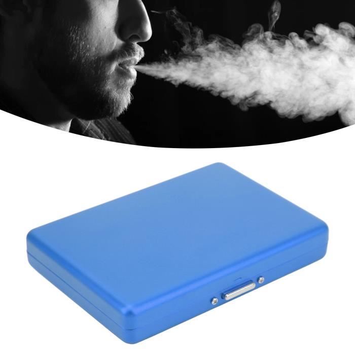 XIG Porte-cigarettes Portefeuille simple en métal résistant à l ...