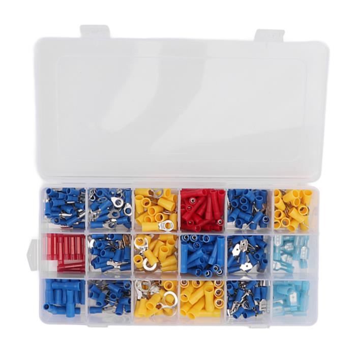 YOSOO Connecteurs à sertir YOSOO Bornes à sertir 360pcs Assortiment de ... YOSOO Connecteurs à sertir YOSOO Bornes à sertir 360pcs Assortiment de ...