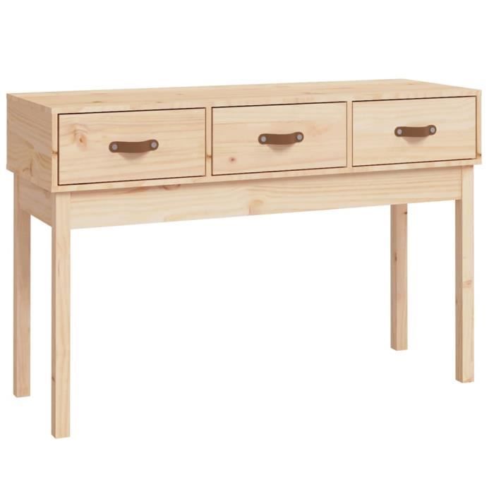 FAR - Table console 114x40x75 cm Bois massif de pin - DX5626 ...