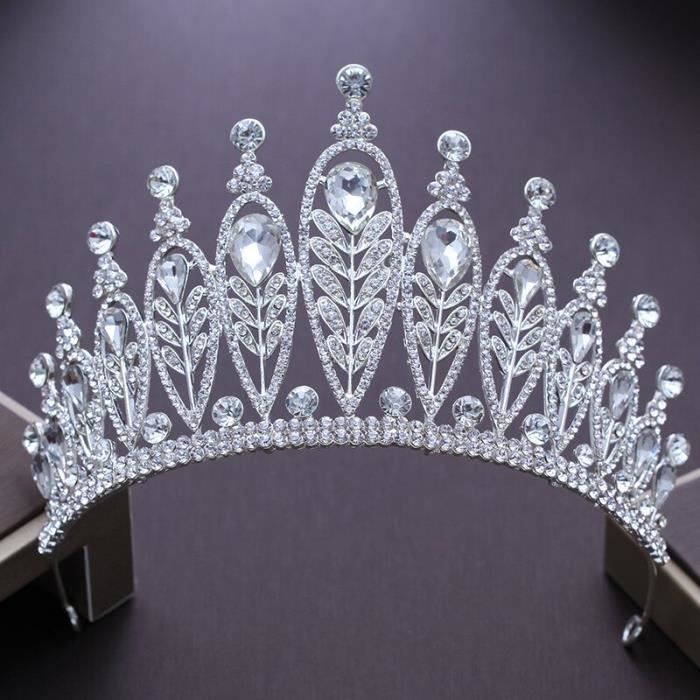 NO F -Couronne de mariage,bijoux de mariée,tête de mariée,Baroque ...