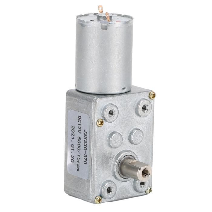 Moteur à engrenages à turbine 12 V Moteurs à Engrenages à Vis sans Fin ...