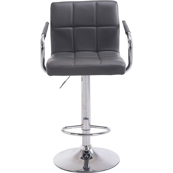 LIWI-Tabouret De Bar Ergonomique Lucy V2 en Similicuir I Hauteur ...