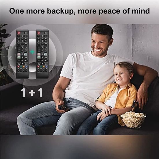 Télécommande Universelle - SODIAL - Compatible Smart TV - Lot de 2 ...
