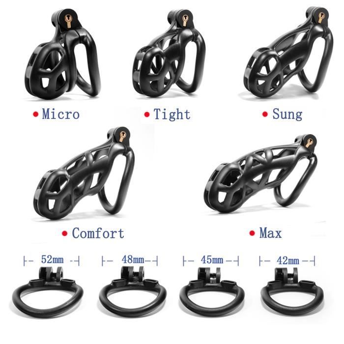 Kit De Dispositif De Chasteté Pour Hommes, Jouets Sexuels Pour Hommes, Cage À Coq, Anneau De ...