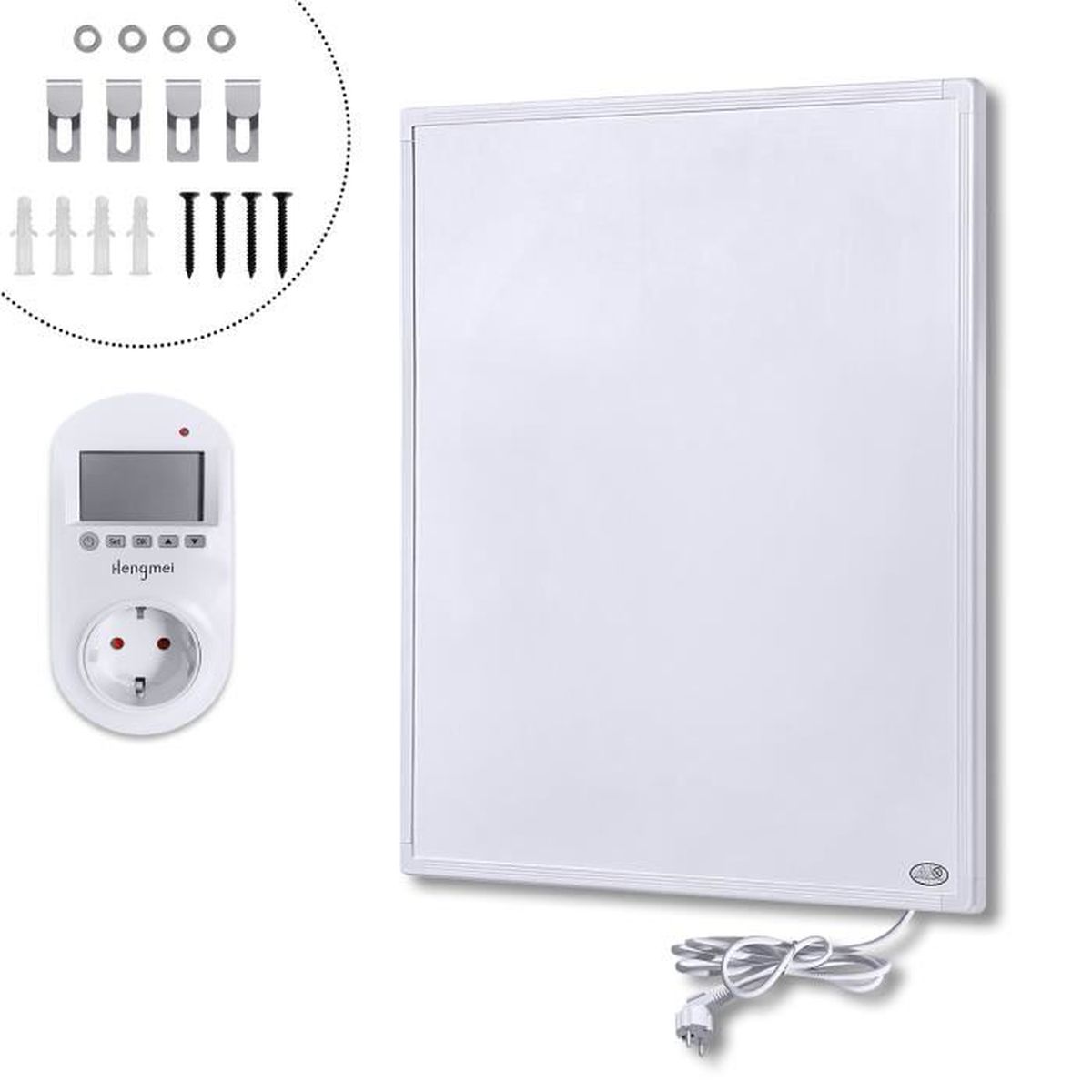 XMTECH 300W Panneau de chauffage infrarouge, Radiateur éléctrique ...