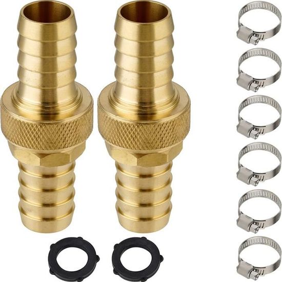 Raccords Rapides pour Tuyau d'arrosage, Filetage GHT de 3-4 po, raccords de Tuyau de Jardin en ...