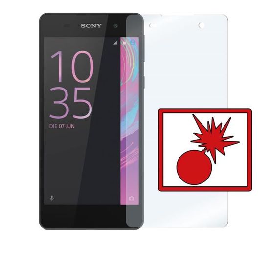 2 x Slabo Film de protection d'écran blindé Sony Xperia E5 Film de ...