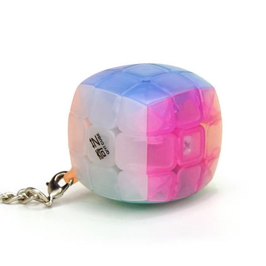 CASSE-TETE,3x3x3 Jelly--porte clés Cube magique, série 2x2x2 3x3x3 ...