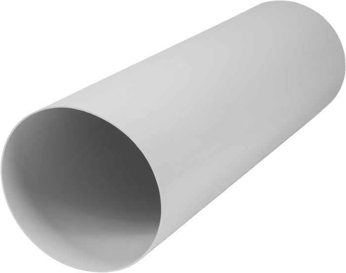 Conduit De Ventilation Rond Et Droit En Plastique - 125 Mm De Long - 1 ...