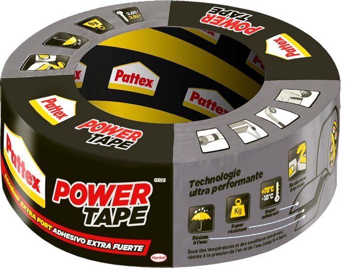 Power Tape Ruban Adhsif Gris De 50M Extra Fort Pour Charges Lourdes ...