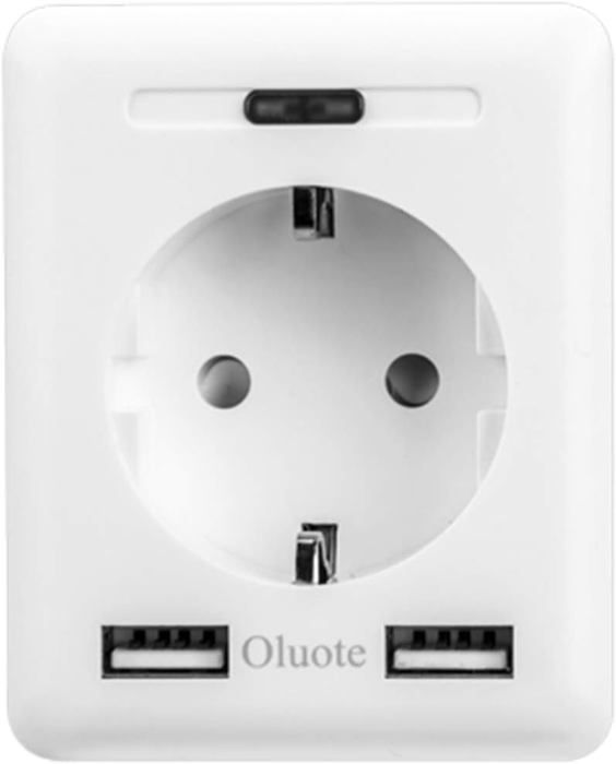 Prise Intelligente Wifi avec 2 USB, Compatible avec Alexa et Google ...