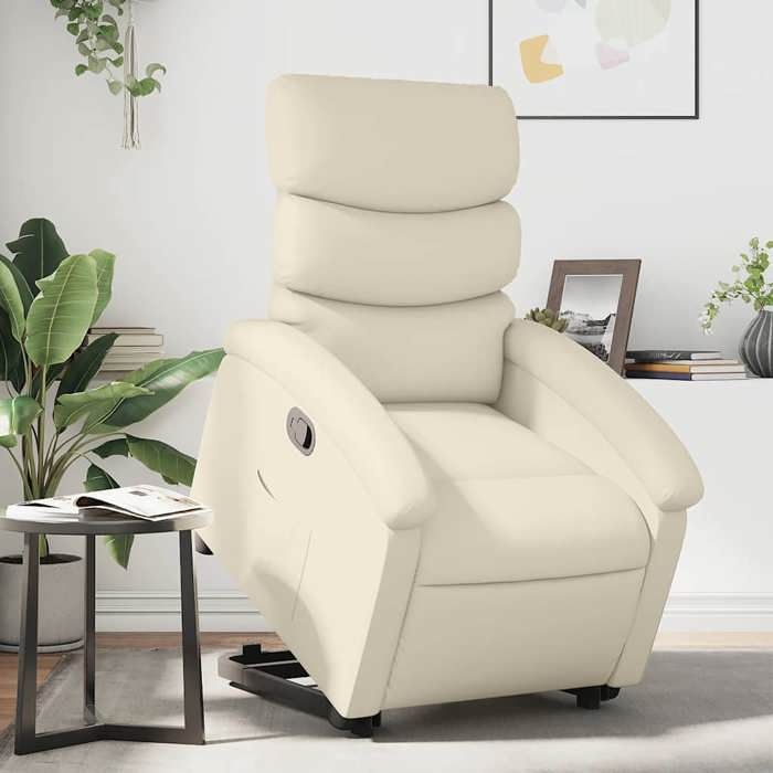 BONNIE®（Crème）Fauteuil releveur - dossier inclinable/135 degrés - Crème ...
