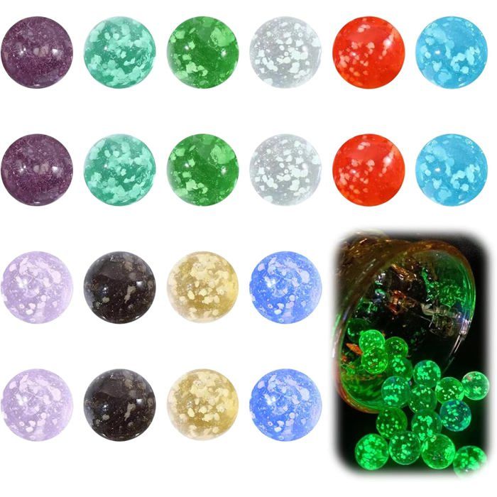 20 Pièces Billes Enfant Bille,Jouet Flipper Rare agon Verre ...