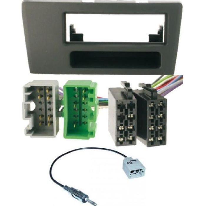 Kit Adaptateur Autoradio 1DIN - ADNAUTO - Volvo S60/S70/C70/V70 - Noir ...