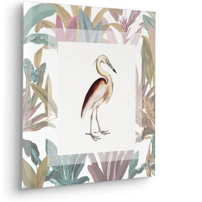 Uncommon Bird Tableau Sur Châssis En Bois Véritable 40 X 40 Cm ...